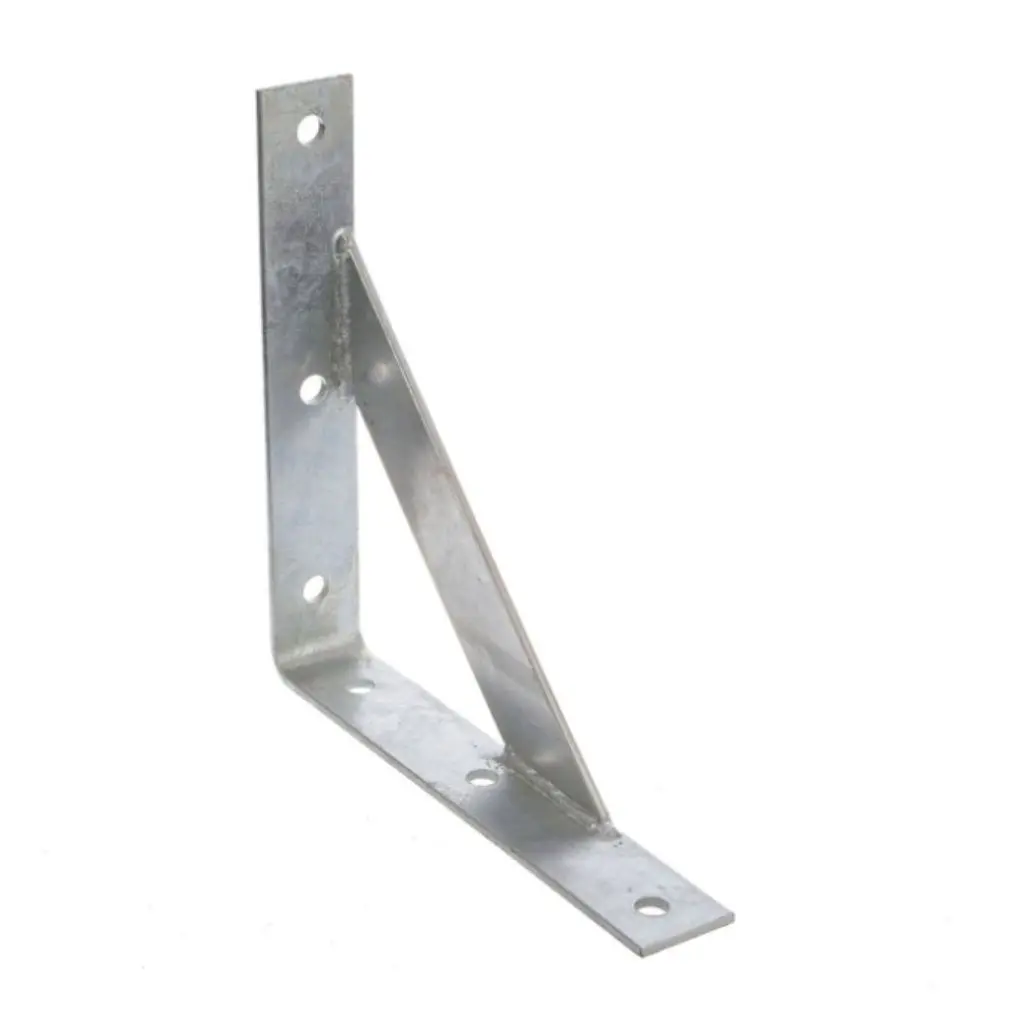 Bowmac B163 Galvanised Angle Bracket with Gusset | WBS Henderson